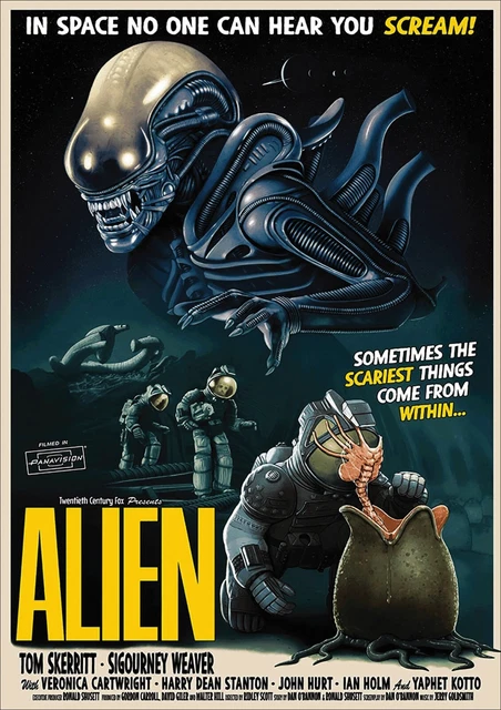 ALIEN MOVIE POSTER 1979 Filmplakat EUR 8,00 - PicClick DE