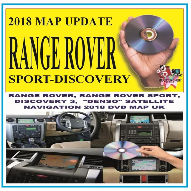 RANGE ROVER NAVIGATION MAP UPDATE - L322 UK Europe BEST UPDATE DVD £15. ...