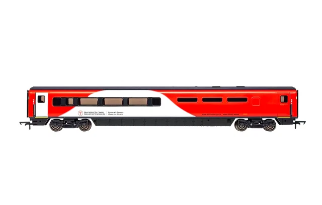 BNIB HORNBY R40189A BR Mk4 RSB coach (scale length) 10325 with TfW Rail ...