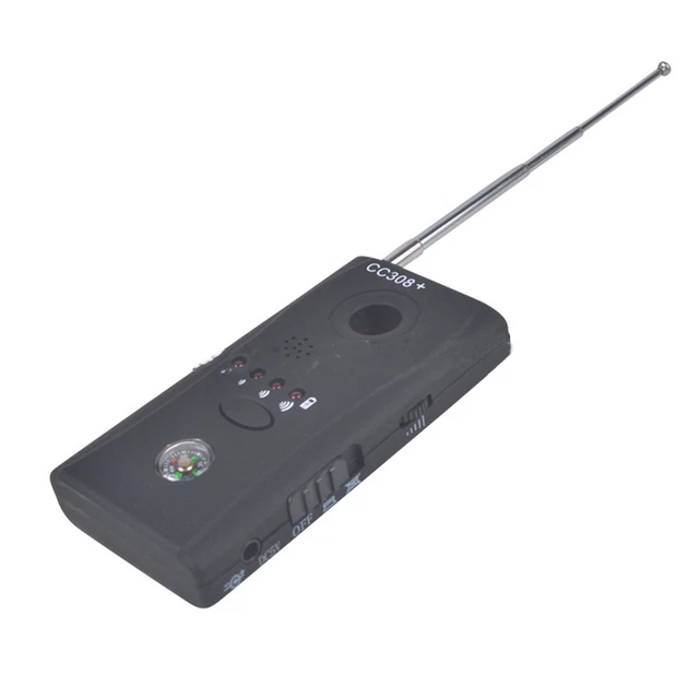 5-MODE CAMERA LASER Lens GSM Finder Anti-Spy Device CC308 RF Signal Bug ...