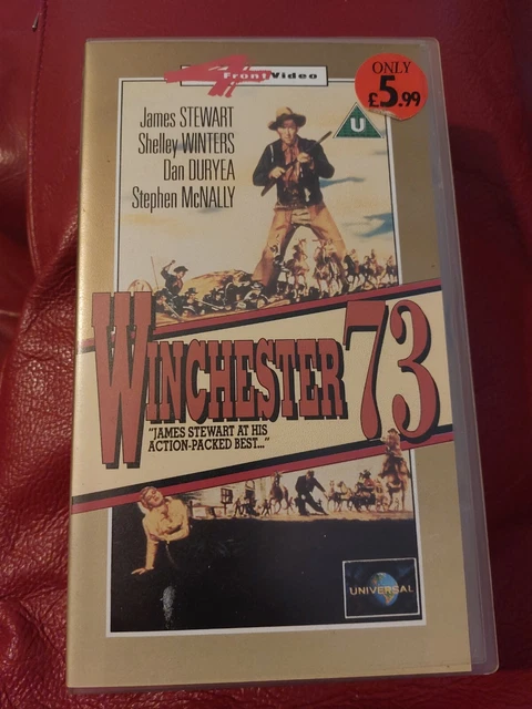 WINCHESTER 73 -STARRING James Stewart - Shelly Winters - PAL VHS Video ...