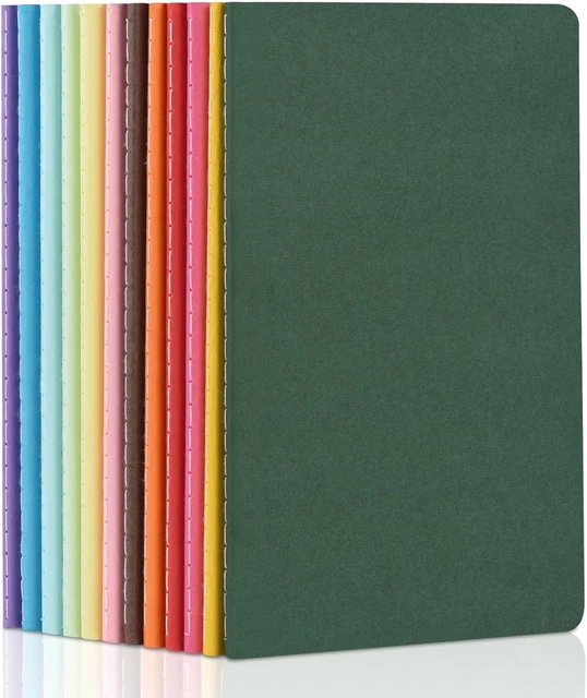 12 PACK A5 Notebook, Blank Notebooks Bulk for Sketching Drawing ...