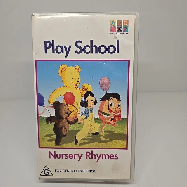PLAY SCHOOL NURSERY Rhymes VHS Video 2001 ABC For Kids Big Ted Jemima ...
