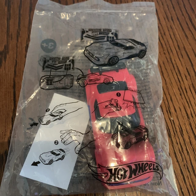 HOT WHEELS BURGER King Red Toy Car With Glow In The Dark Stickers £4.50 ...