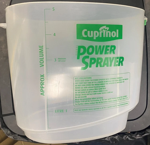 CUPRINOL FENCE AND DECKING POWER SPRAYER replacment tank ONLY £9.99 ...