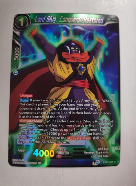 DBS BT12-061 R Lord Slug Conqueror Restored Vicious Rejuvenation FOIL ...