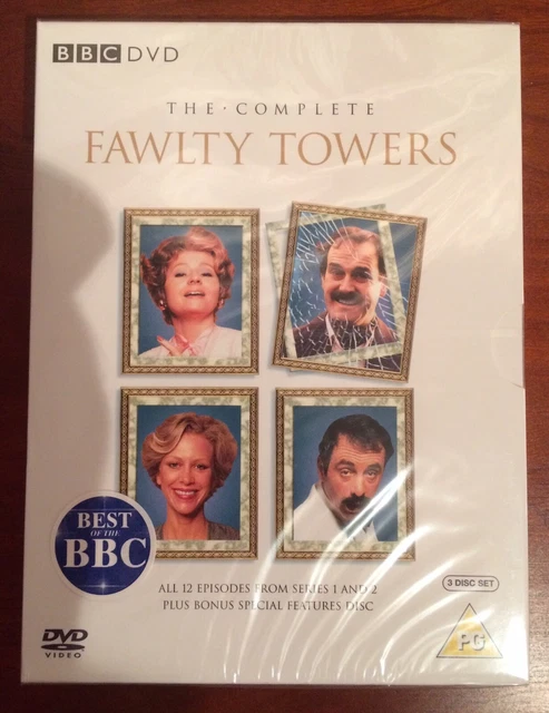 FAWLTY TOWERS - Complete Fawlty Towers (DVD, 2005, 3-Disc Box Set) New ...