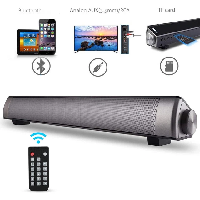 WIRELESS SURROUND SOUND Bar Speaker System Bluetooth Subwoofer TV Home ...