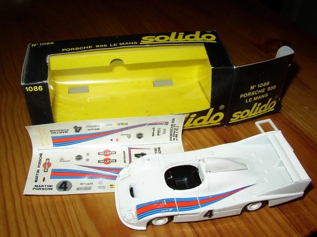 SOLIDO 1086 PORSCHE 936 1st Le Mans 1977, excellent état, original non ...