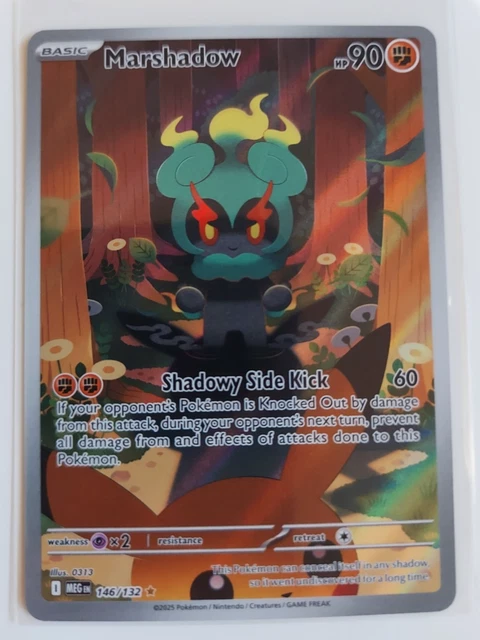 POKEMON TCG: MEGA Evolution Marshadow Illustration Rare 146/132 £53.30 ...