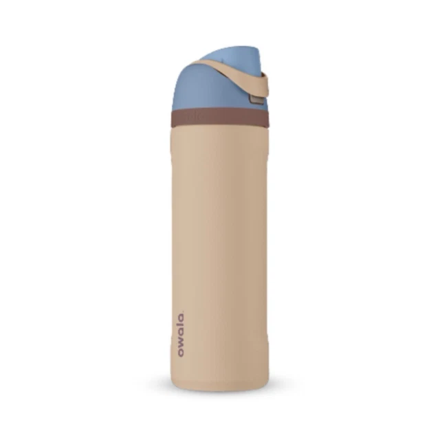 OWALA FREESIP STAINLESS Steel Water Bottle 24 OZ Set Sail Tan New $34. ...