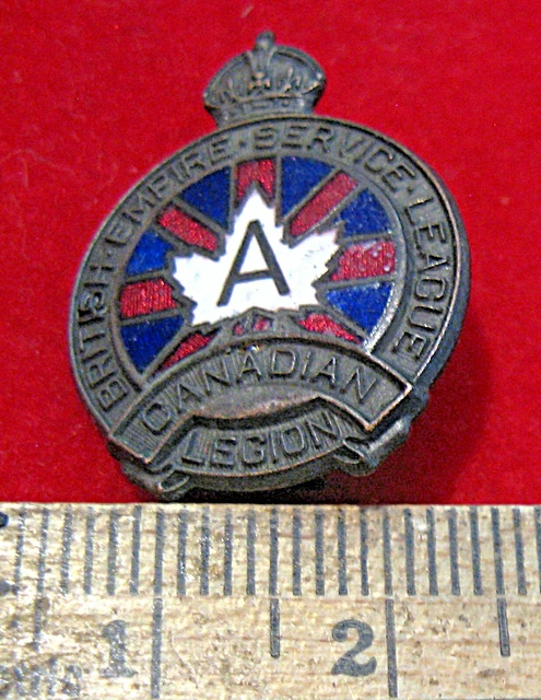 CANADIAN LEGION WWI era British Empire Service Pin (lot #2) $15.00 ...