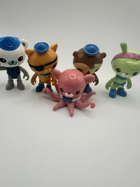 OCTONAUTS FIGURES BUNDLE, Professor Inkling, Kwazii,Tweak, Shellington ...