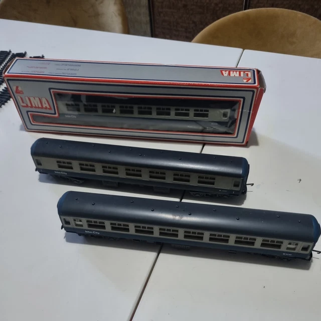OO GAUGE INTERCITY Motorail Wagons Coaches (Lima) £17.00 - PicClick UK