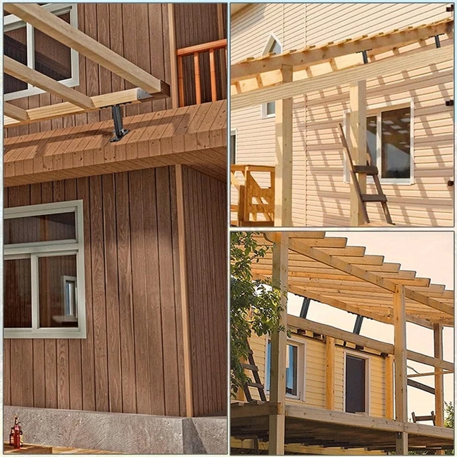 ADJUSTABLE PERGOLA ROOF Riser Beam Brackets Secure Support for Your ...