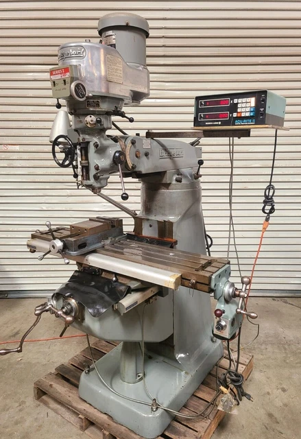 BRIDGEPORT SERIES I Vertical Mill Milling Machine 2 HP 9x48 Table ...