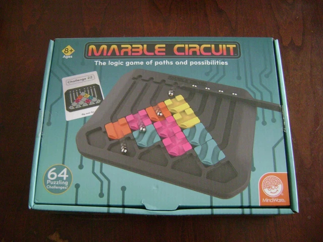 MARBLE CIRCUIT LOGIC Game of Paths & Possibilities by MindWare 64 ...