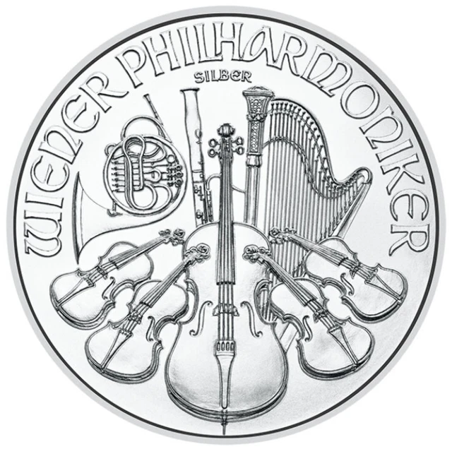 SILBERMÜNZE 1 OZ Wiener Philharmoniker 2025 Österreich 1,50 ...