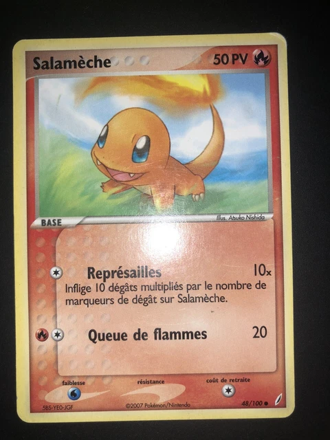 CARTE POKÉMON SALAMÈCHE 48/100 - Ex Gardiens De Cristal + Carapuce 63/100 EUR 3,00 - PicClick FR