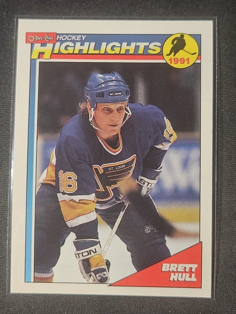 91-92 O-PEE-CHEE BRETT Hull Season Highlights 🚨🚨🚨 St. Louis Blues $3.99 ...