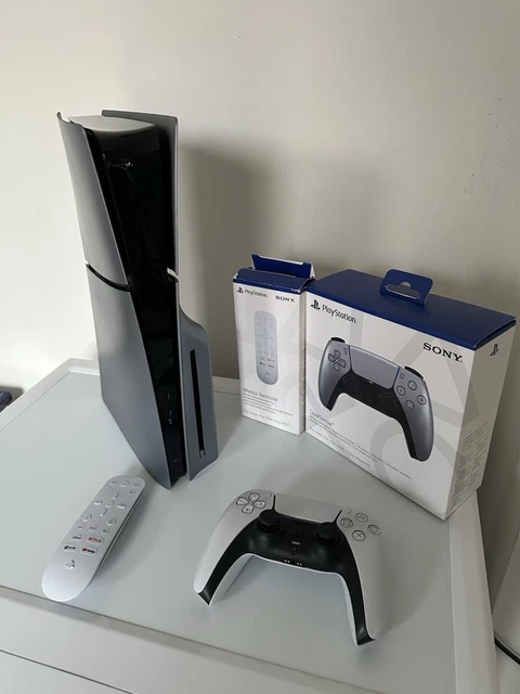 SONY PLAYSTATION 5 PS5 Slim Disc Edition 1TB Console Silver 2 ...