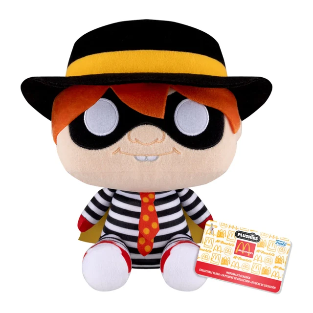 COLLECTIBLE FUNKO POP McDonalds Hamburglar 7 Inches Soft Plush Toy Ages ...