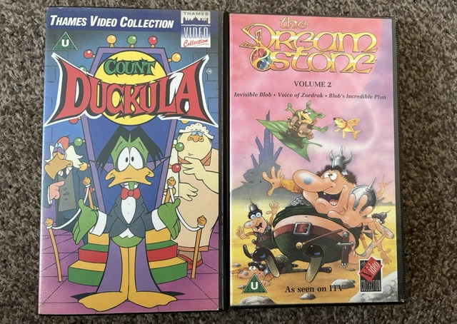 COUNT DUCKULA / The Dream Stone VHS Bundle, Vintage Animation (untested ...