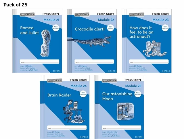 READ WRITE INC. Fresh Start: 2024 Modules 21-25 - Pack of 25 by Ruth ...