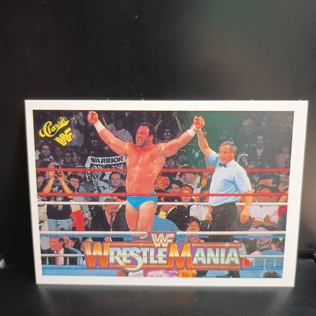 WWF CLASSIC 1990 WrestleMania Card #81 Hercules Wrestlemania V WWE ...