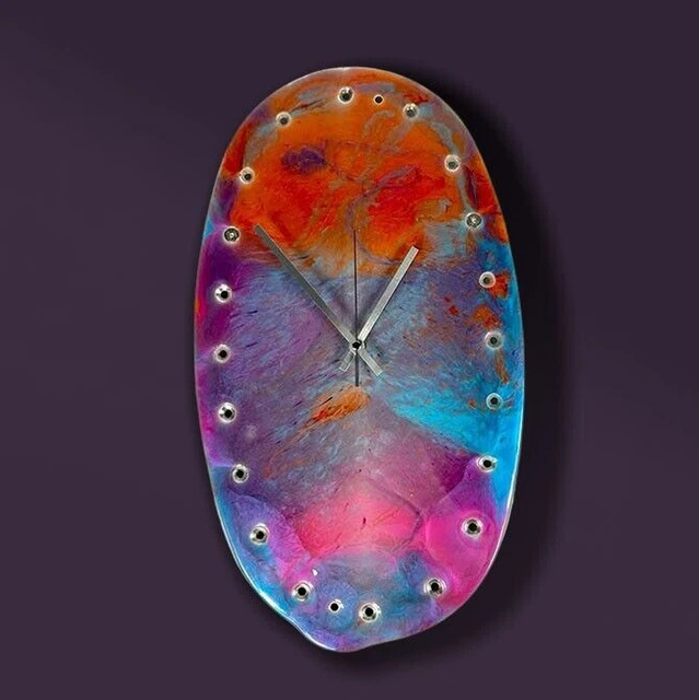 AIRCRAFT WALL CLOCK airbus A320 Wing Fuel Access Panel Purple ...