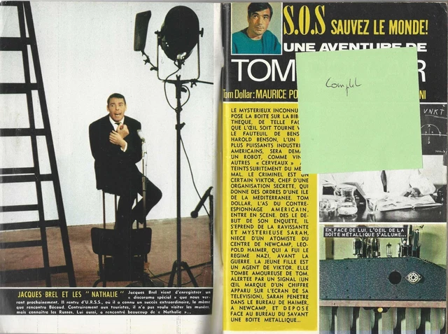TELE POCHE 1966 N°6 Complet - Sophia Loren EUR 10,00 - PicClick FR