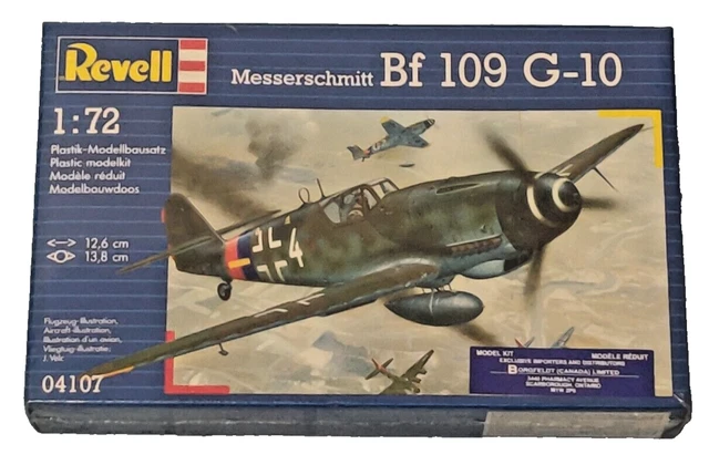 REVELL MESSERSCHMITT BF 109 G-10 1/72 scale BRAND NEW SEALED $18.66 - PicClick CA