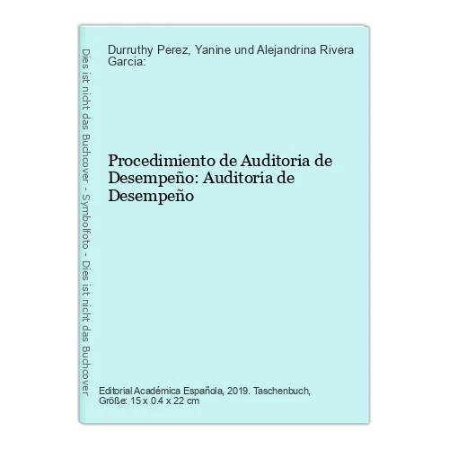 PROCEDIMIENTO DE AUDITORIA de Desempeño: Auditoria de Desempeño ...