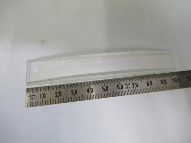 OPTICAL BI CX Convex Rectangular Lens Laser Optics As Pictured #W5-B-08 ...