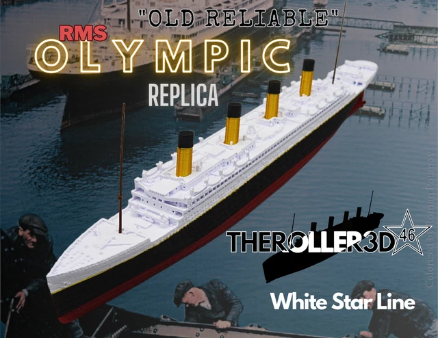 12” RMS OLYMPIC Model, Titanic Toy, Unsinkable Titanic Gift, Titanic ...