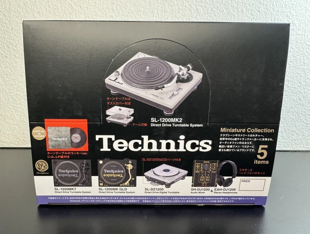 TECHNICS MINIATURE COLLECTION BOX SET Version 12 piece Set of 5 Types ...
