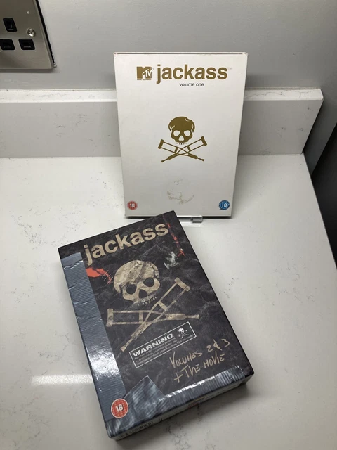 JACKASS THE BOX Set DVD Volumes 1-3 + Movie Disc Bundle Collection EUR ...