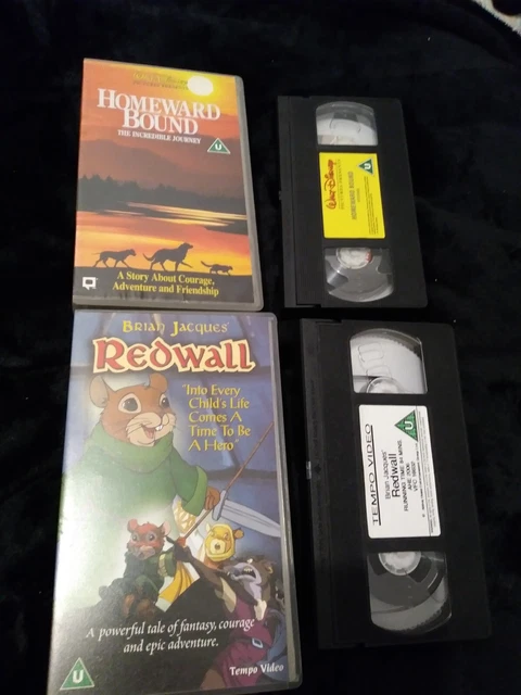 HOMEWARD BOUND & Redwall VHS Video Bundle £5.00 - PicClick UK