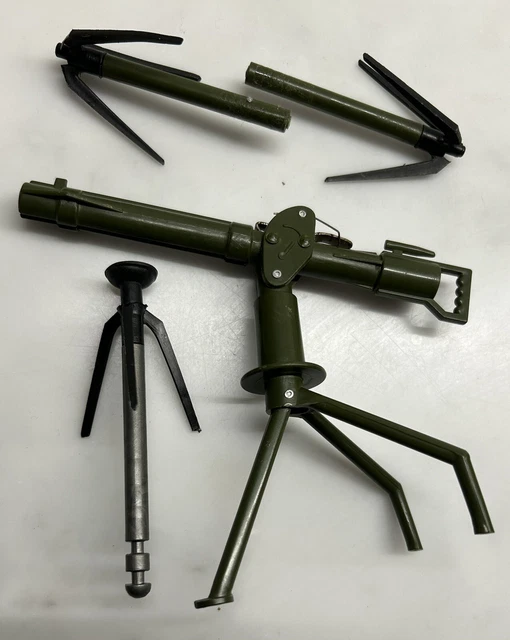 VINTAGE ACTION MAN Rope Launcher Gun Canon For 1/6 Figure Gi Joe Dragon ...