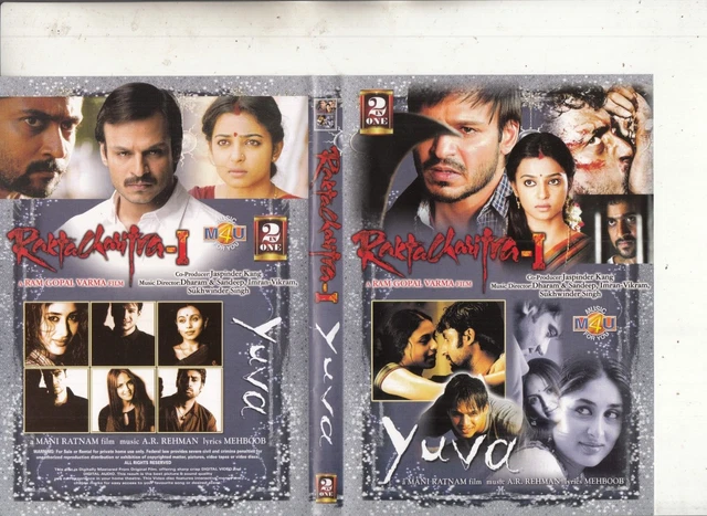 RAKTA CHARITRA-2010 & Yuva-2004-Ram Gopal Varma Film-Movie RGV-DVD £40.14 - PicClick UK