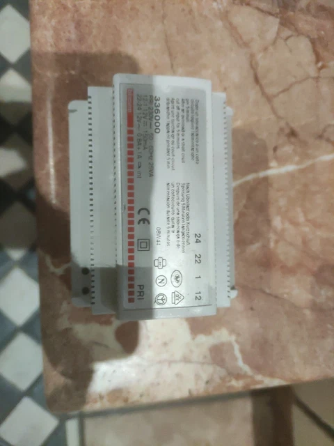 NUOVO ALIMENTATORE CITOFONICO Bticino Terraneo 336000 Audio Analogico ...