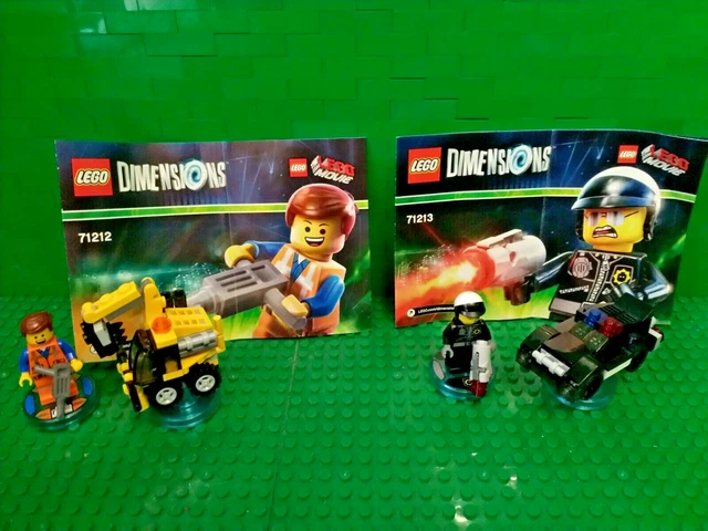 LEGO DIMENSIONS 71212 Le film LEGO Emmet & Excavator and Bad Cop pack ...