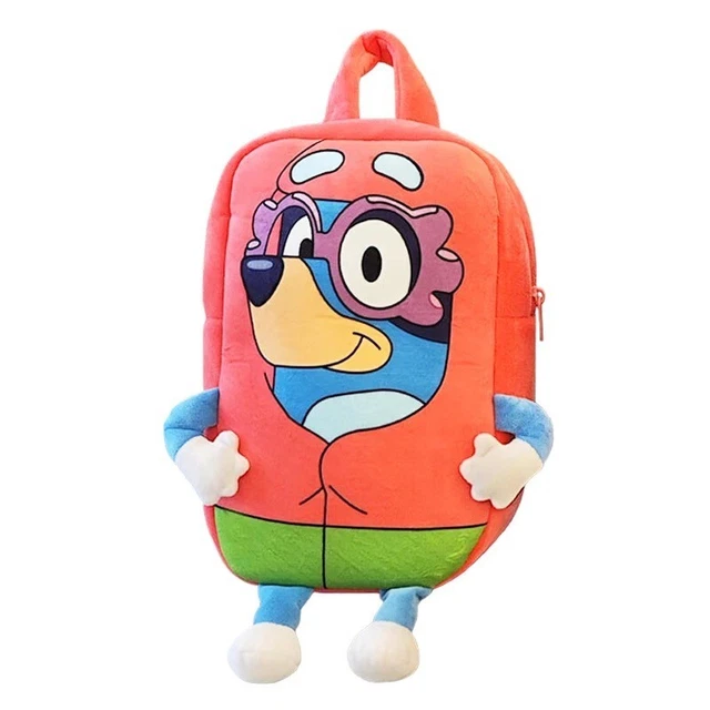BLUEY & BINGO Janet Backpack Plushie Kindergarten School Bag Sleepover ...