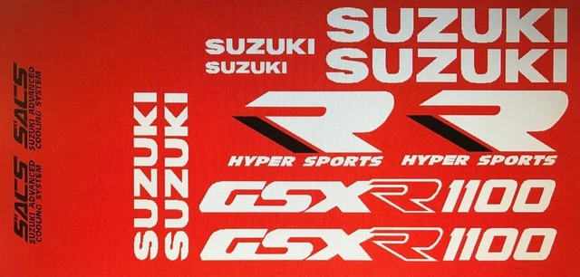 SUZUKI GSXR1100 GSXR1100L Restoration Decal Set 2 1990 $140.69 ...