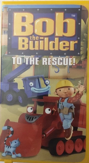 BOB THE BUILDER-TO the Rescue (VHS,2001) TESTÉ-RARE VINTAGE DE ...
