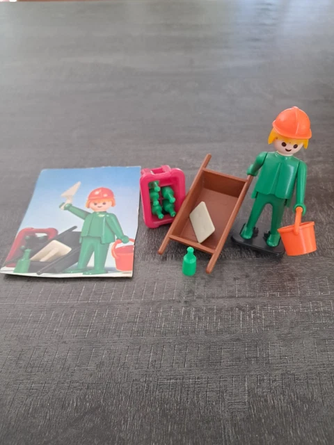 ANCIEN PLAYMOBIL VINTAGE System Klicky Geobra 1974 L'ouvrier EUR 8,00 ...