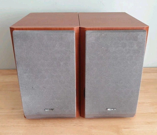 SONY SS-CCP333 BOOKSHELF Hi-Fi Stereo 2-Way Speakers 30w 6ohm Tested ...