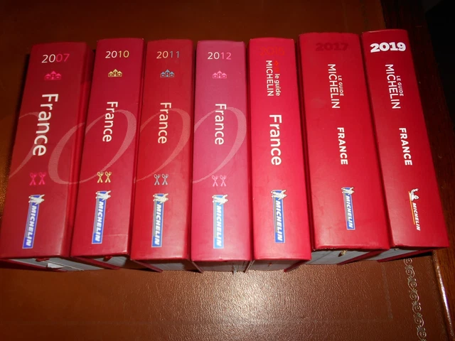 GUIDES ROUGE Michelin Lot De 7 Volumes EUR 34,99 - PicClick FR