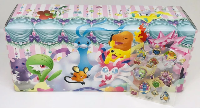 POKEMON POKEKYUN BOX & Sticker Set Premium Collection CP3 SC Shiny ...