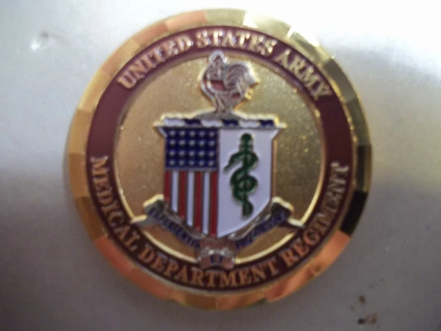 U.S.ARMY MEDICAL DEPT. Regiment Challenge Coin And Insignia Pins EUR 14 ...